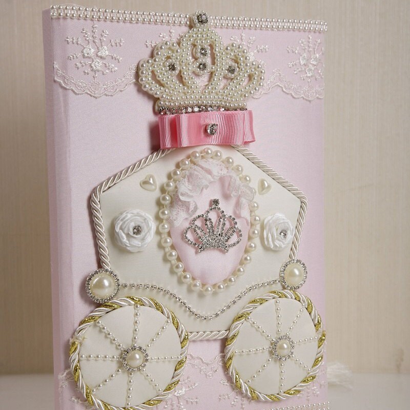 Princess Baby Shower, Baby Shower Guest Book, Baby Diary, Baby Girl ...