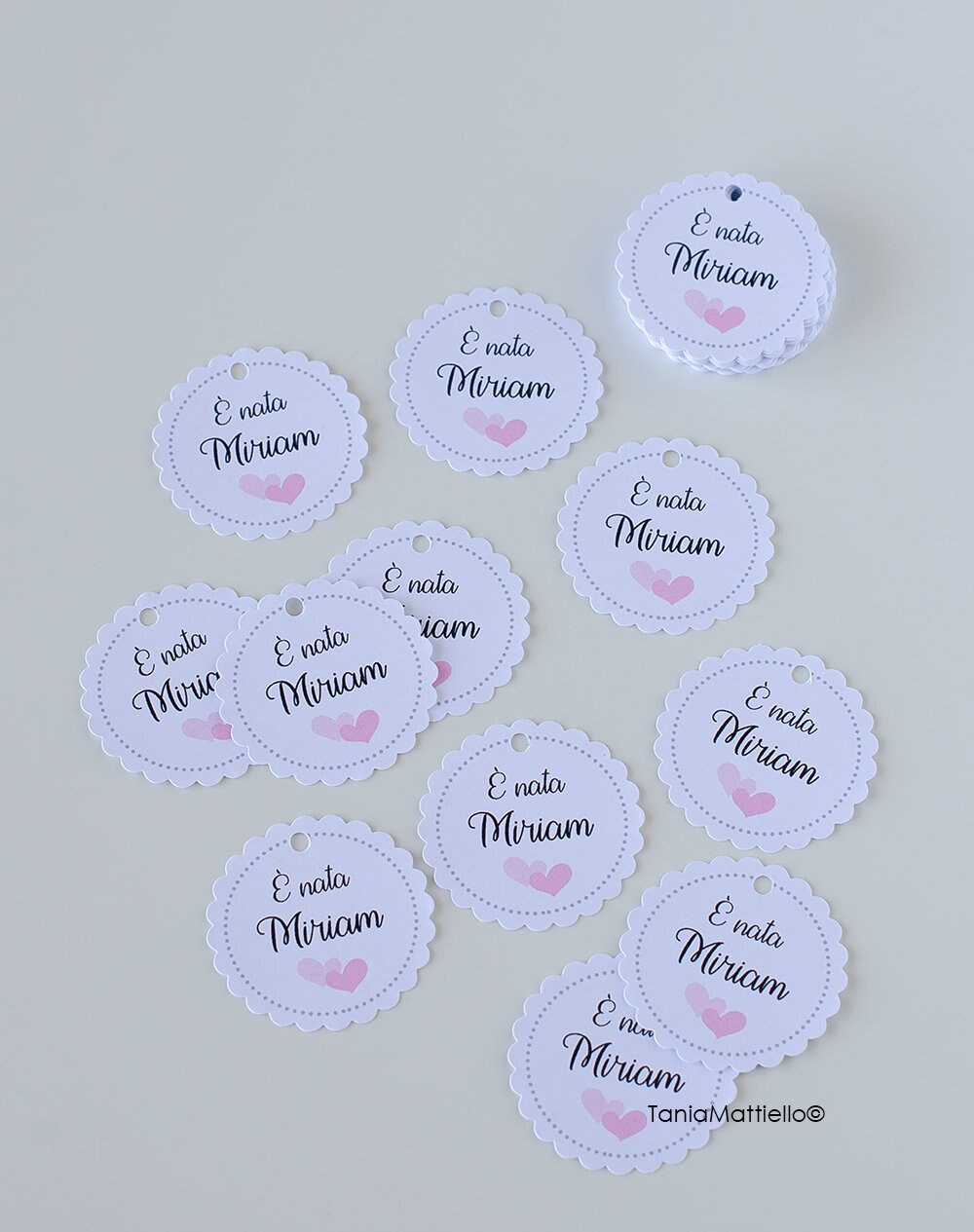 20 or more Personalized Baby Name Tags - Etsy Polska
