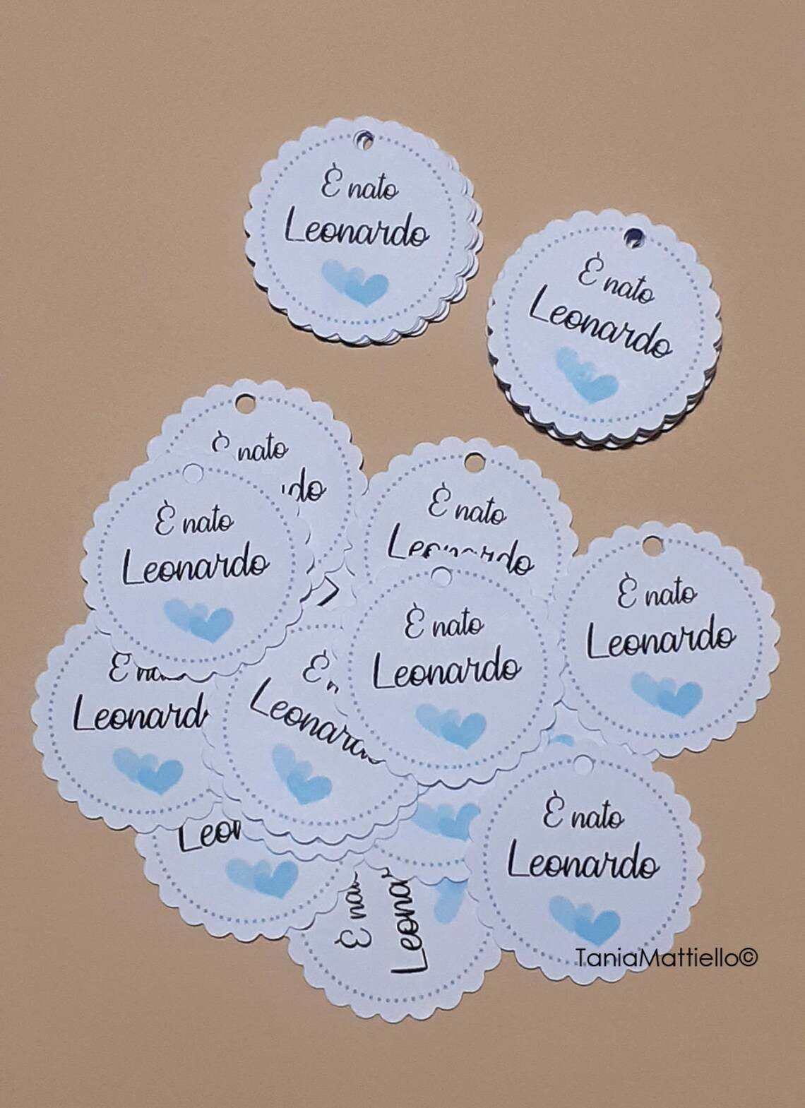 20 or more Personalized Baby Name Tags - Etsy Polska