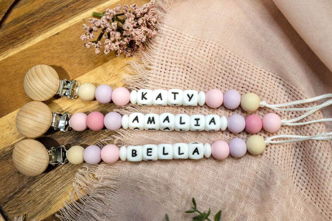 BABY TOY RING Custom Silicone Ring With Name Baby Shower - Etsy