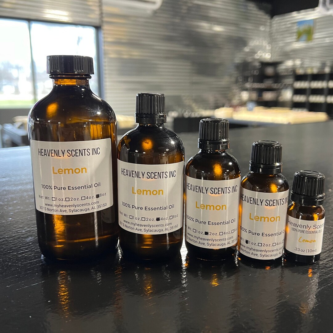 Lemon Pure Essential Oil | Bulk | Real | Citrus Limonum | Aromatherapy ...