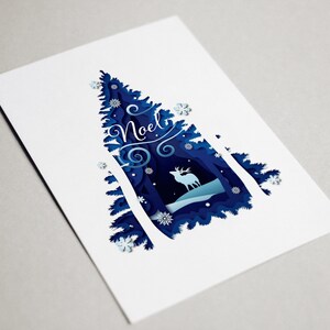 DIGITAL DOWNLOAD Noel Paper Cut Art Christmas Printable - Etsy
