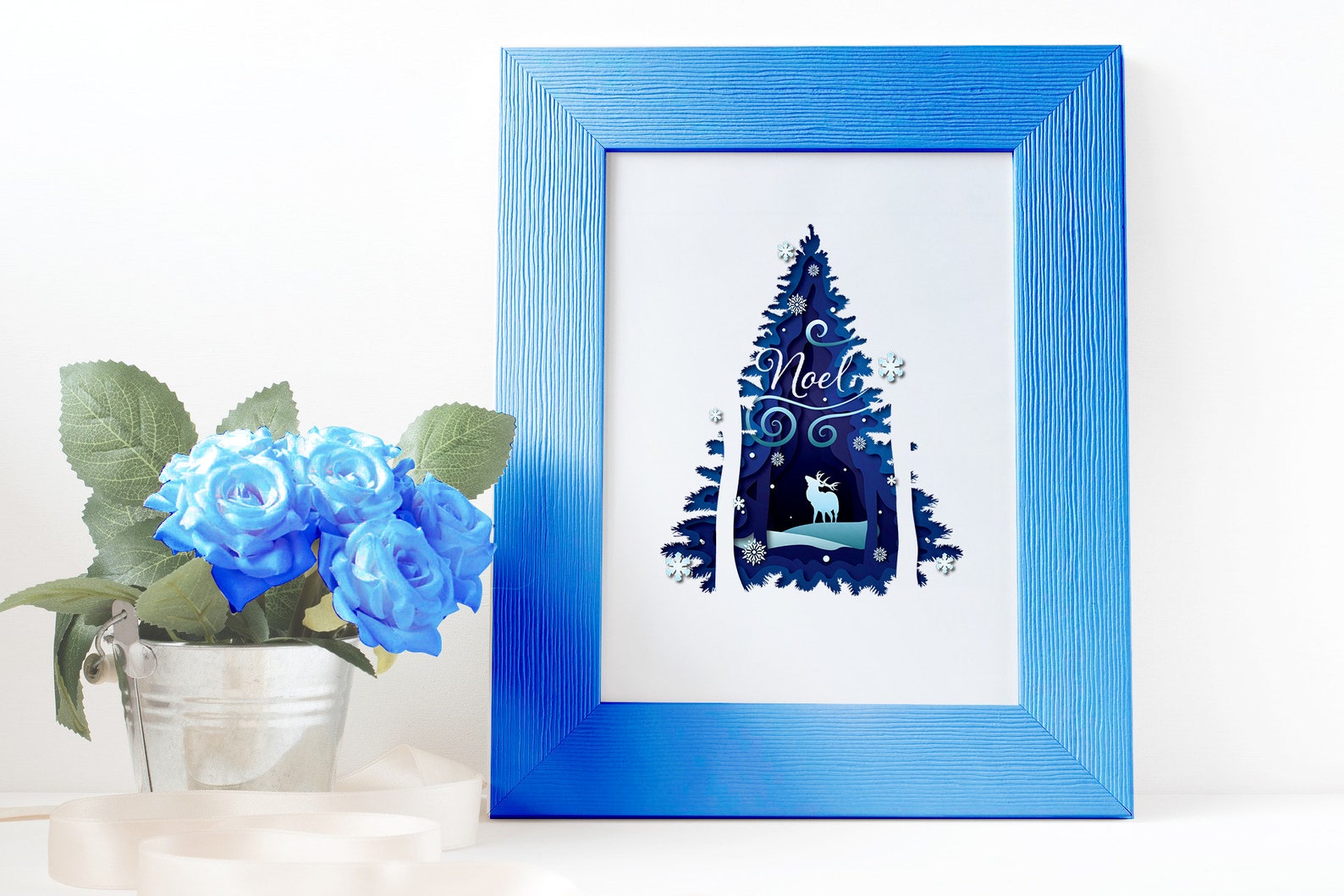 DIGITAL DOWNLOAD Noel Paper Cut Art Christmas Printable - Etsy