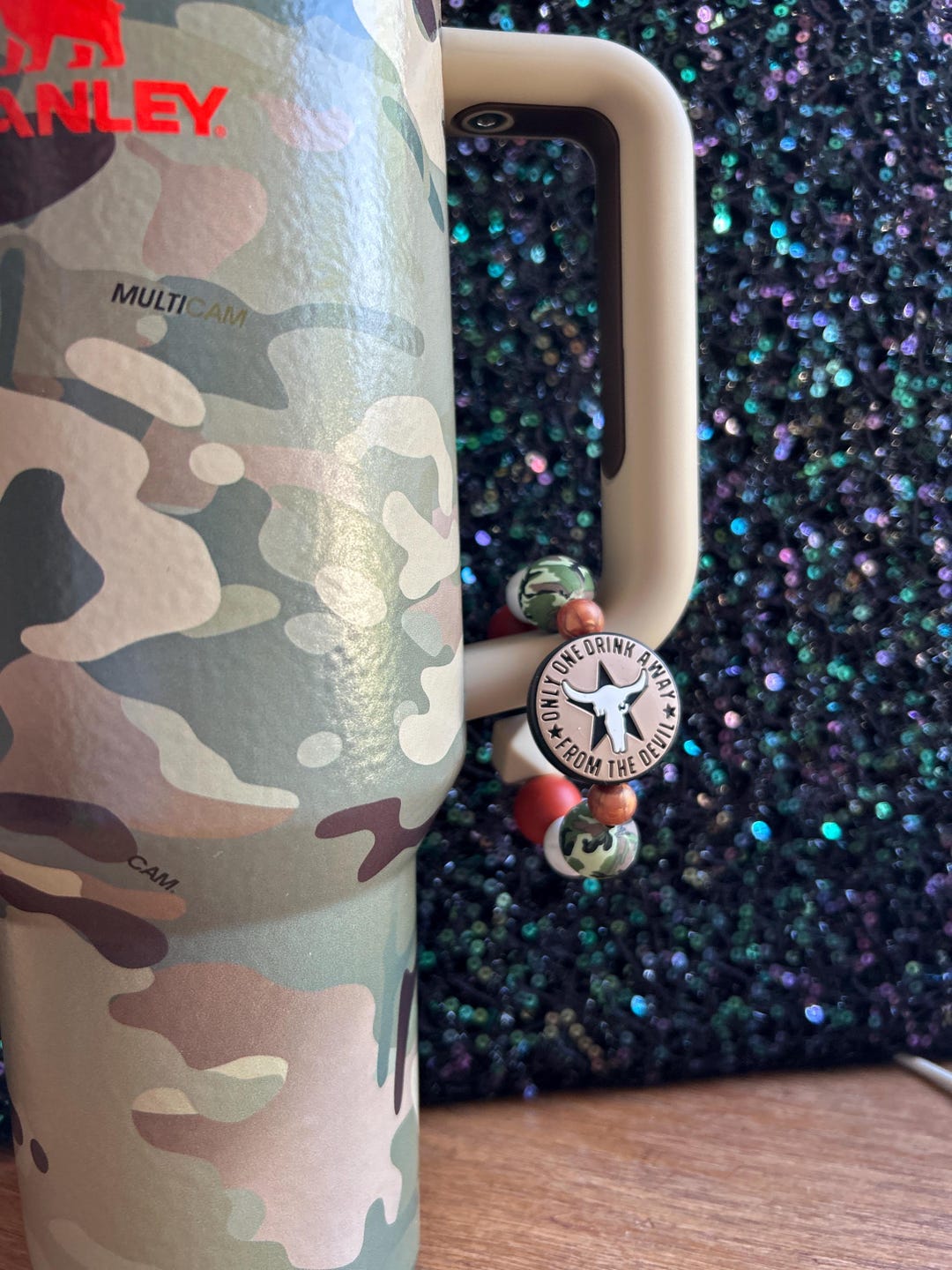 Camo Camouflage One Drink From the Devil Roll Jelly Posty Post Hunter ...