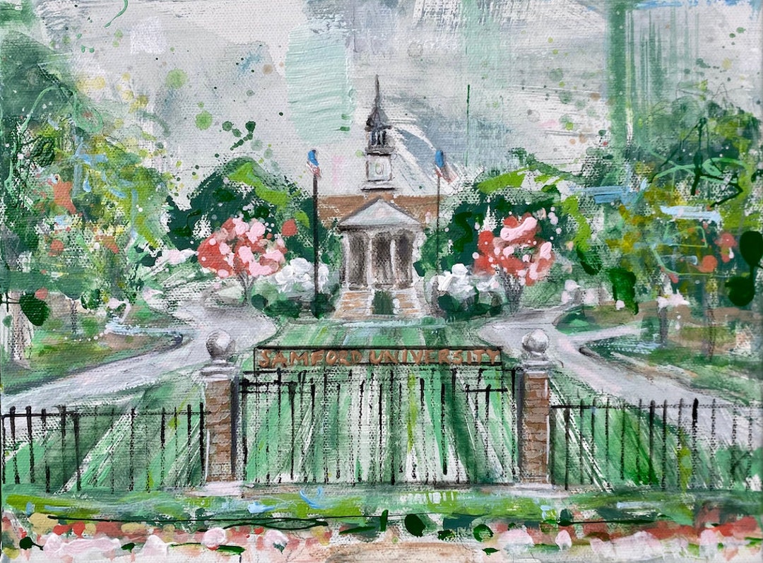 Samford University Print on Canvas, Art Print on Canvas - Etsy.de