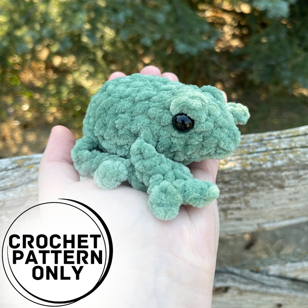 Hoppy the Frog Crochet Pattern, Crochet Frog, Crochet Frog Pattern, No ...