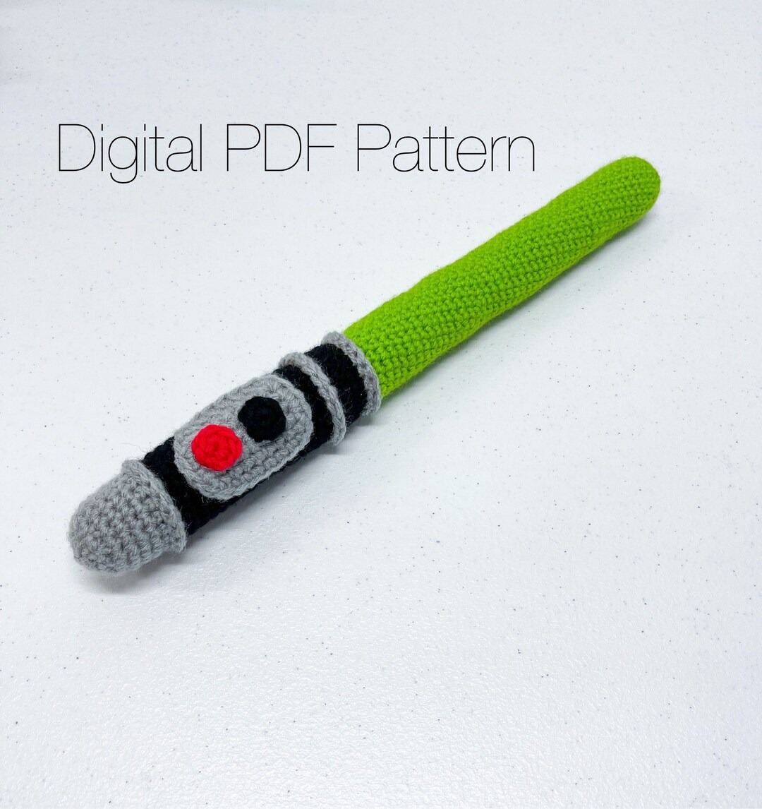 Star Sword Crochet Pattern Light Sword Crochet Pattern Space - Etsy