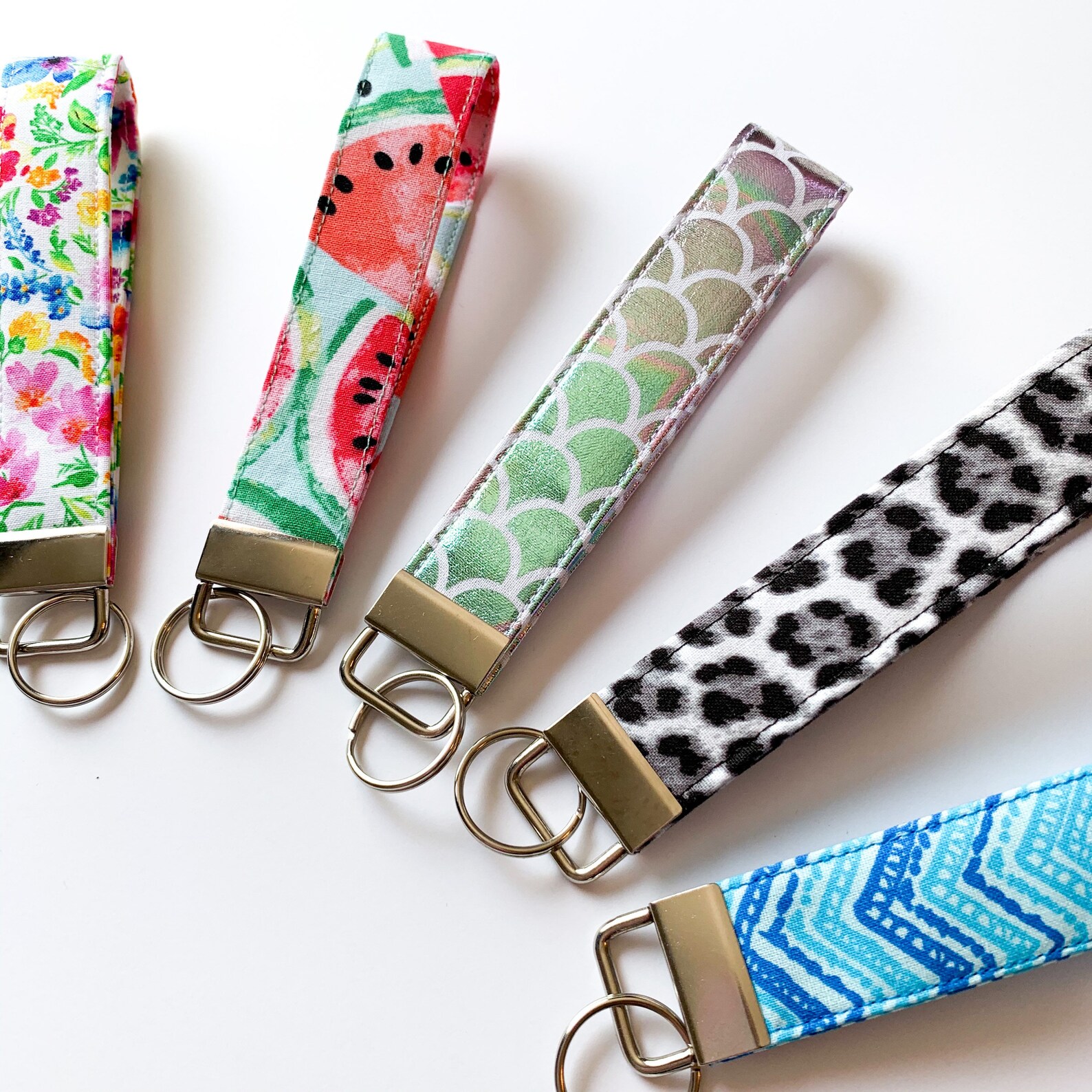 Leopard Key Fob Key Holder Keychain Leopard Print Key Fob - Etsy