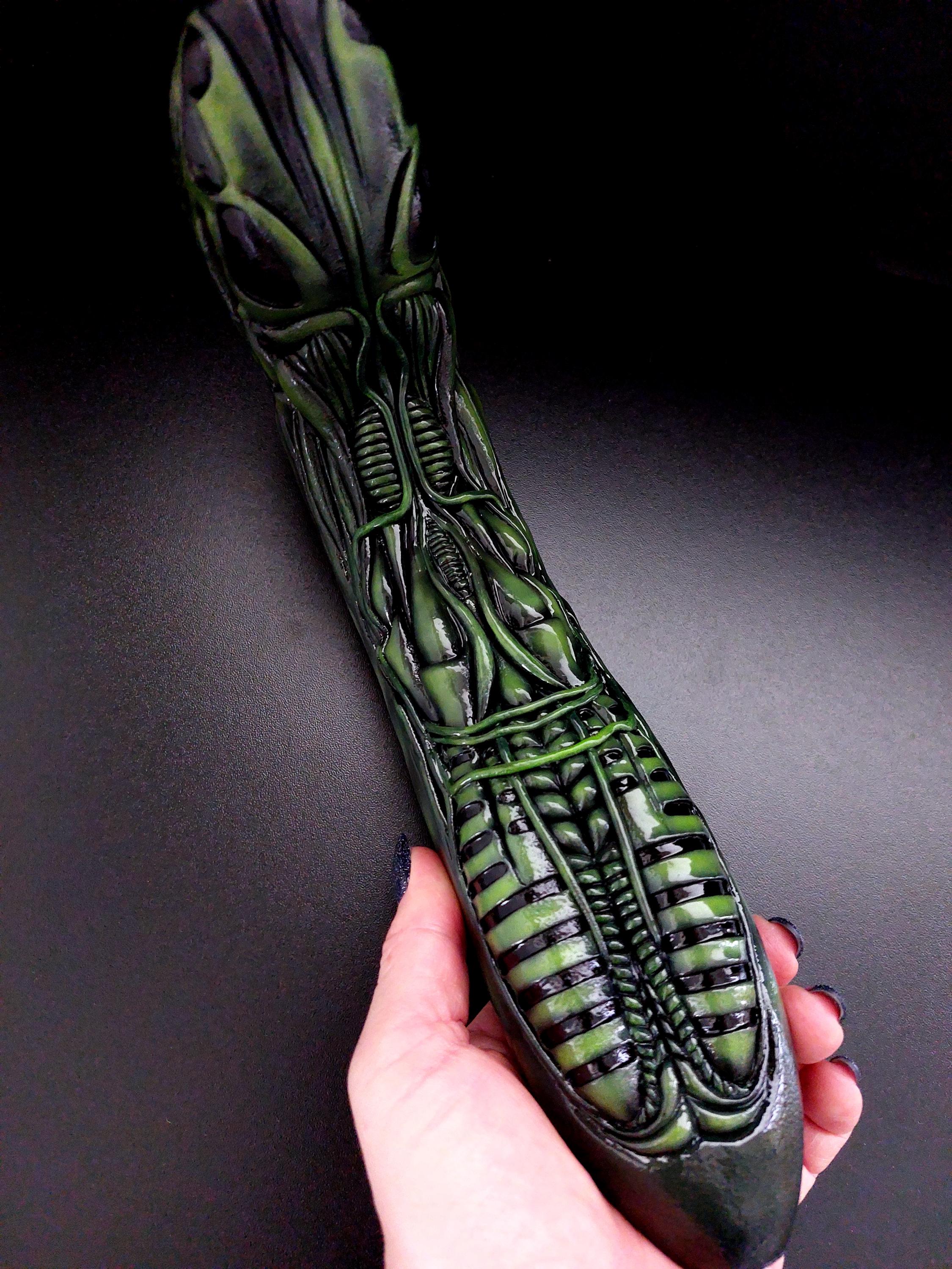 Custom Alien Gear Shift Knob: Handmade Polymer Clay Car Decor - Etsy