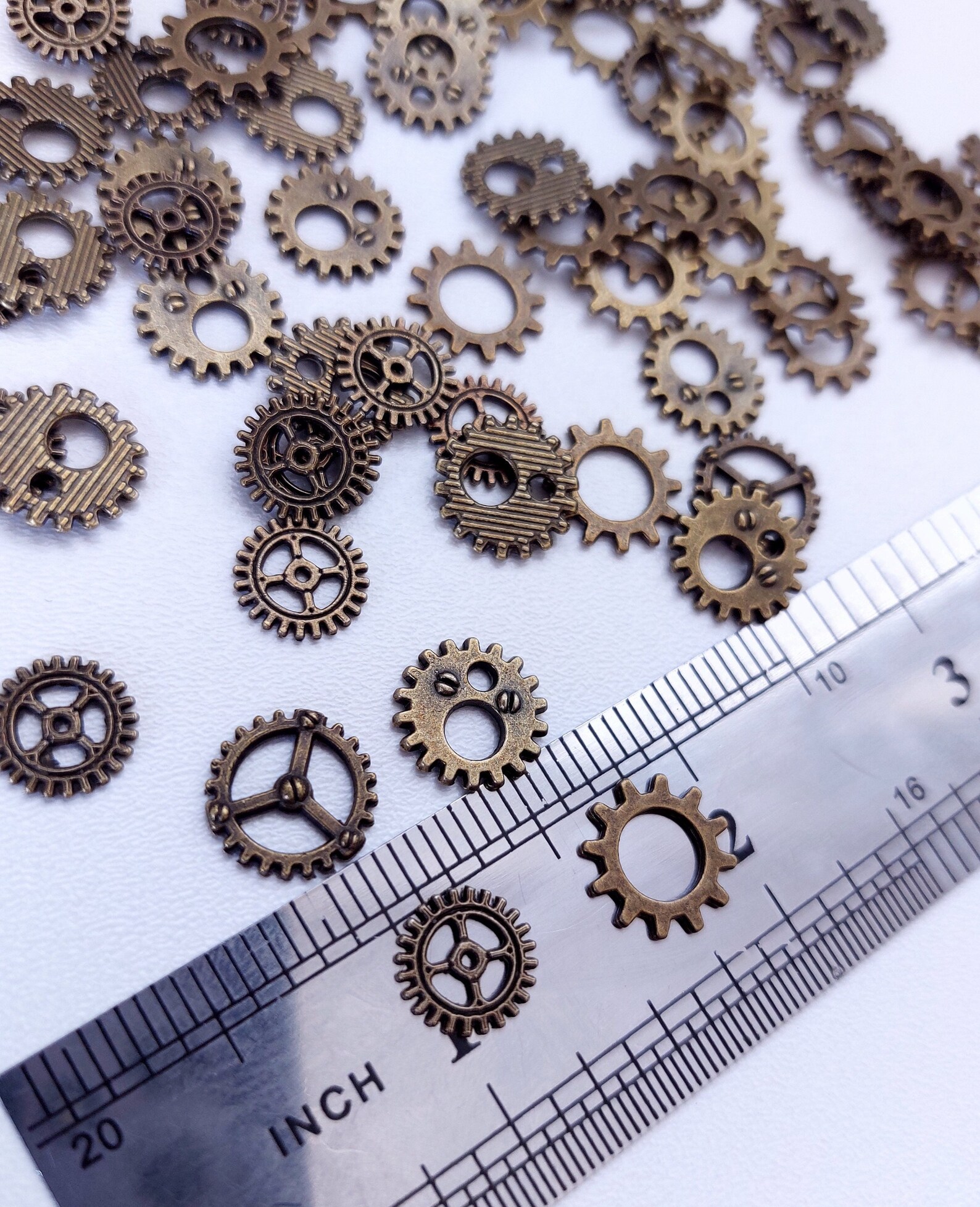 Small Gears for Creative Work. Craft, Scrapbooking, Decorating ...