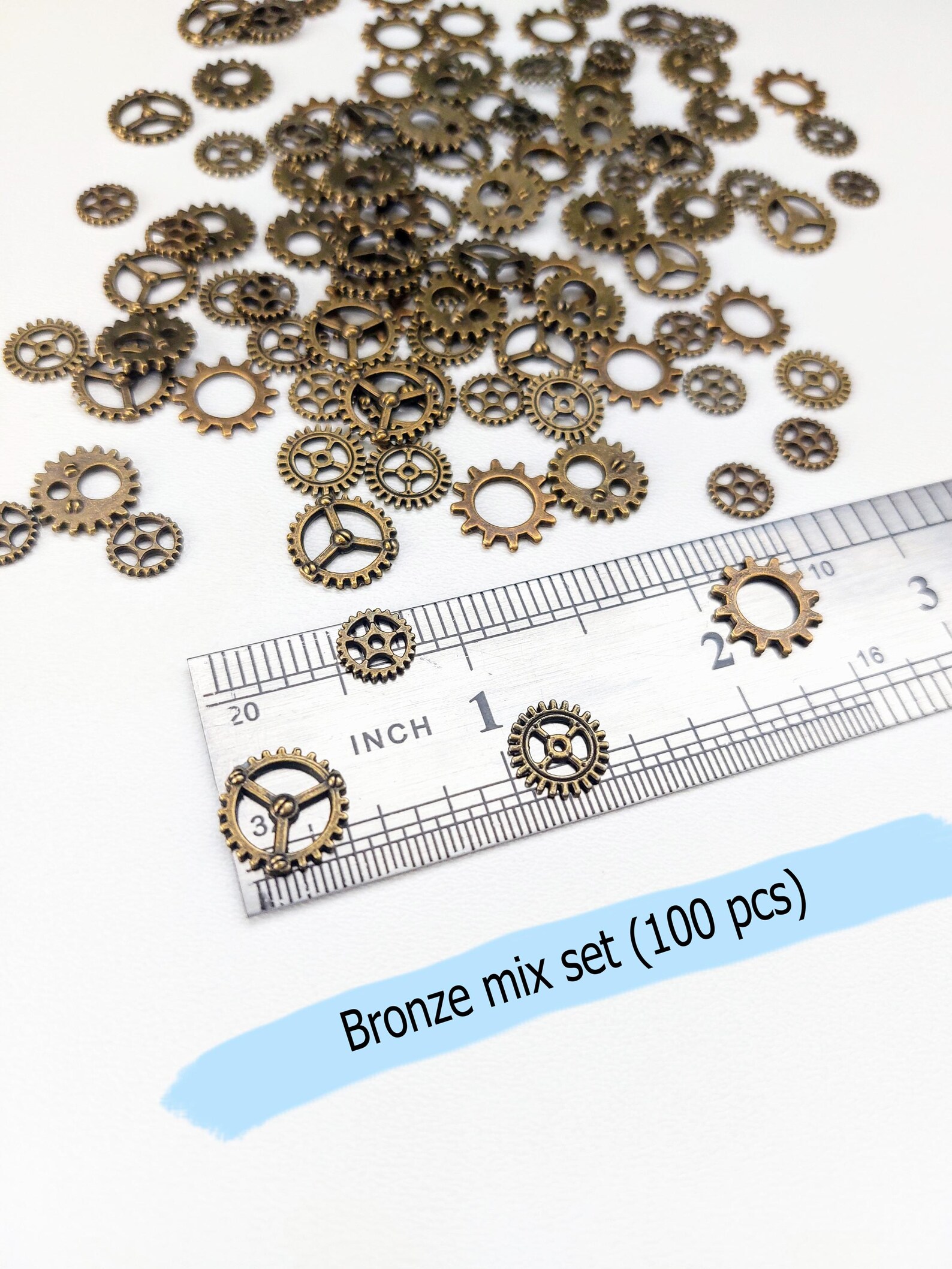 Small Gears for Creative Work. Craft, Scrapbooking, Decorating ...