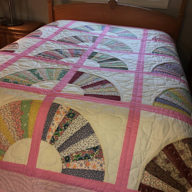 Vintage Fan Quilt - Etsy