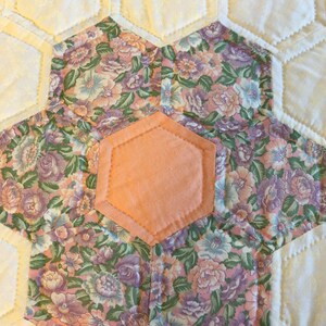 QUILT, Handmade, Flower Garden Pattern, Full/queen Size - Etsy