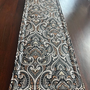 Hot Pad Table Runners and Square Pads 3 Styles Pewter Forest With 3 ...