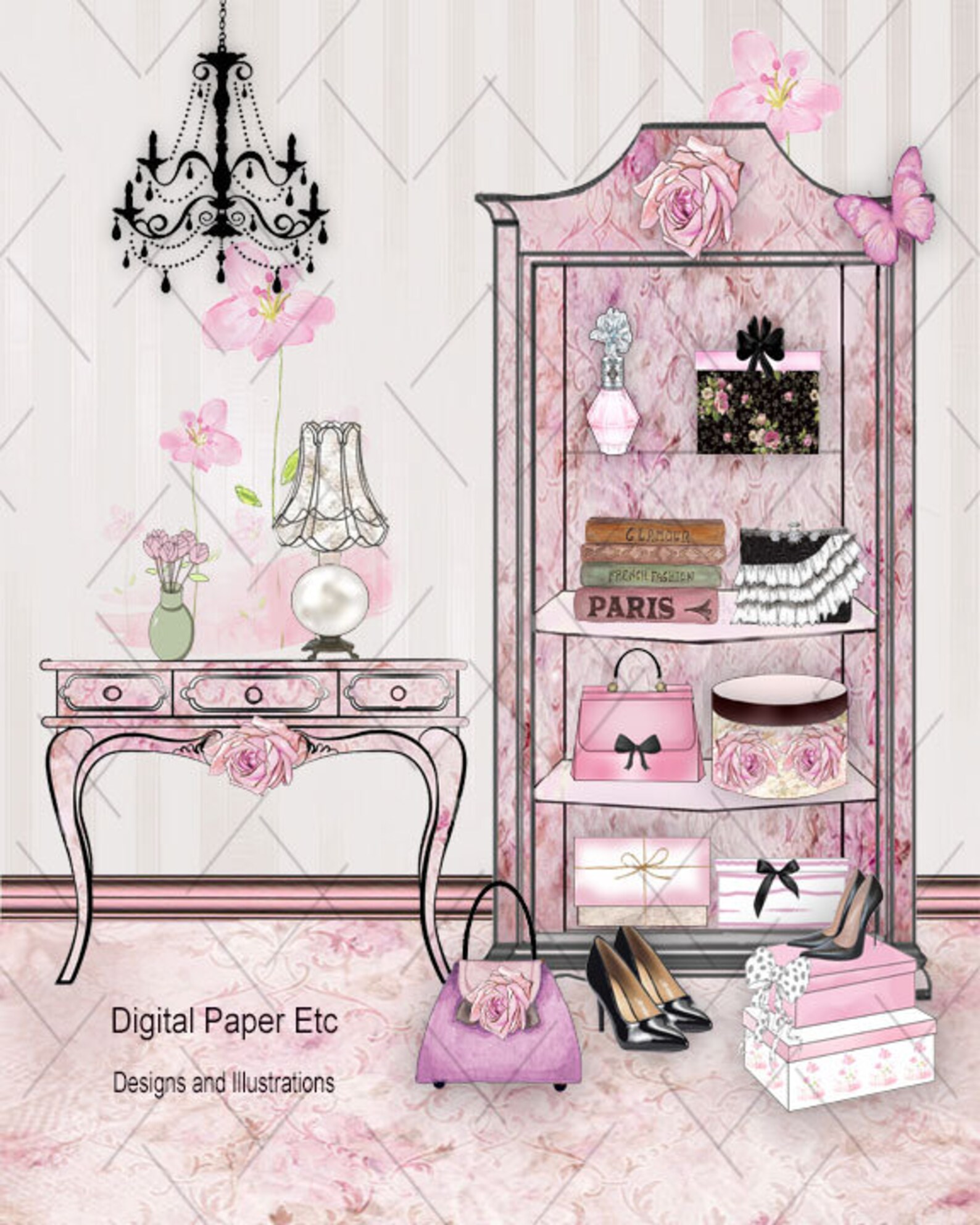 Vanity Art Print Bedroom Wall Art Illustrations Bedroom - Etsy