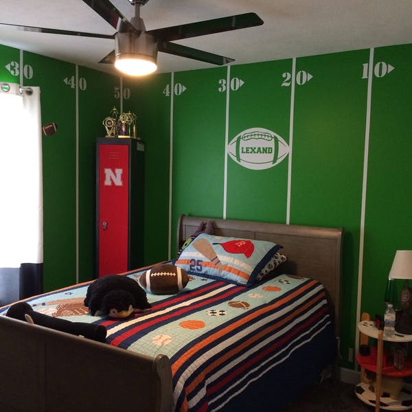 Football Field Wall Decals - Etsy