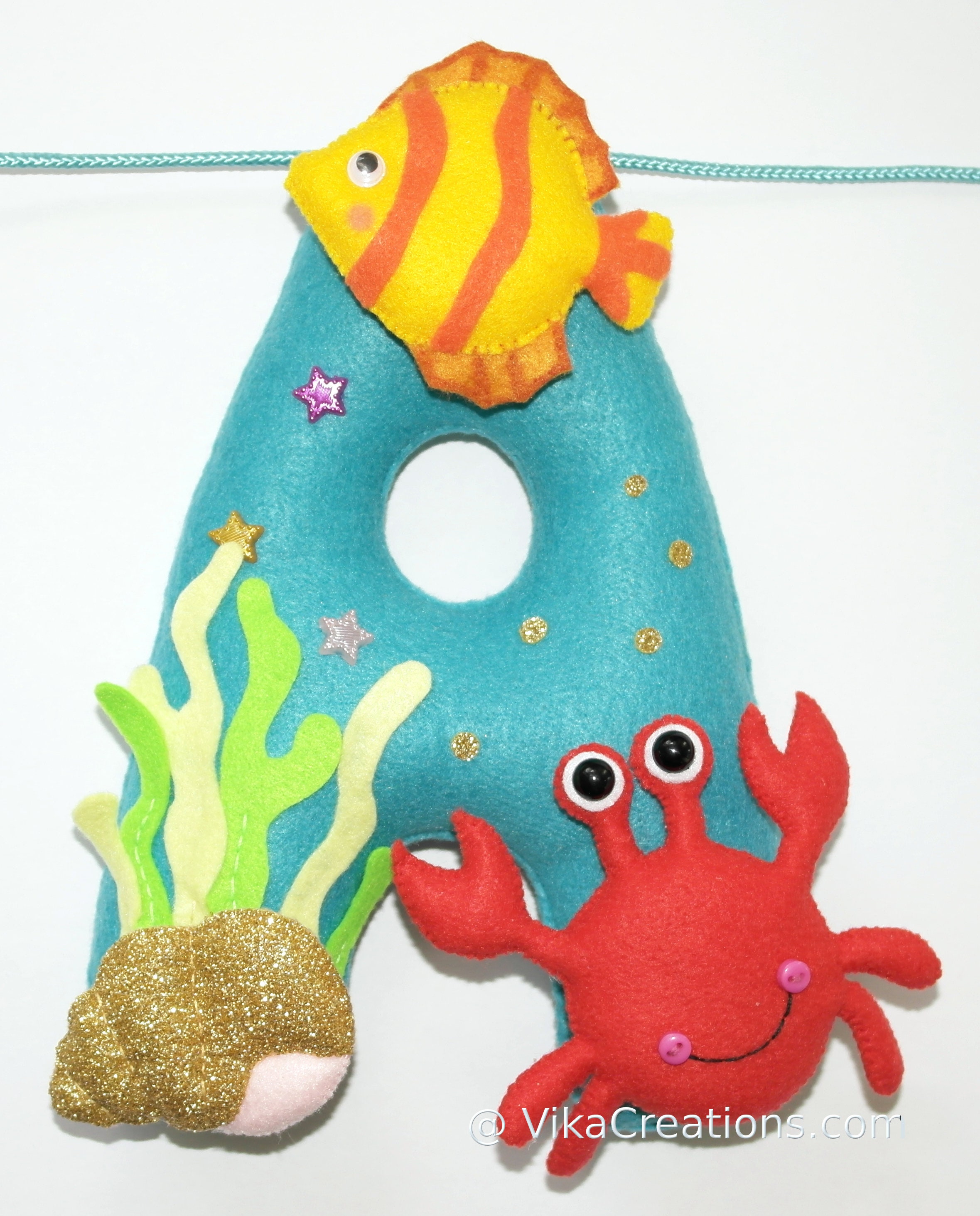 Sea Creatures Theme Name Birthday Banner Ocean Theme Banner - Etsy