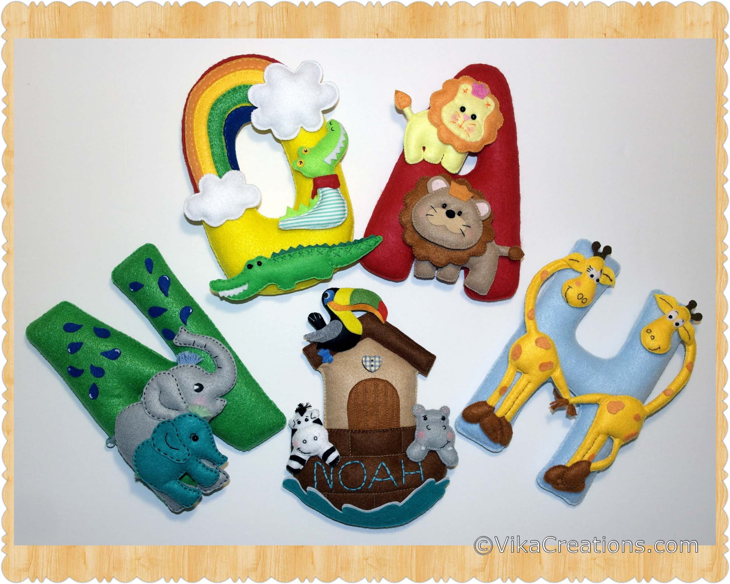 Noah's Ark Name Birthday Banner Boy or Girl Personalized - Etsy Canada