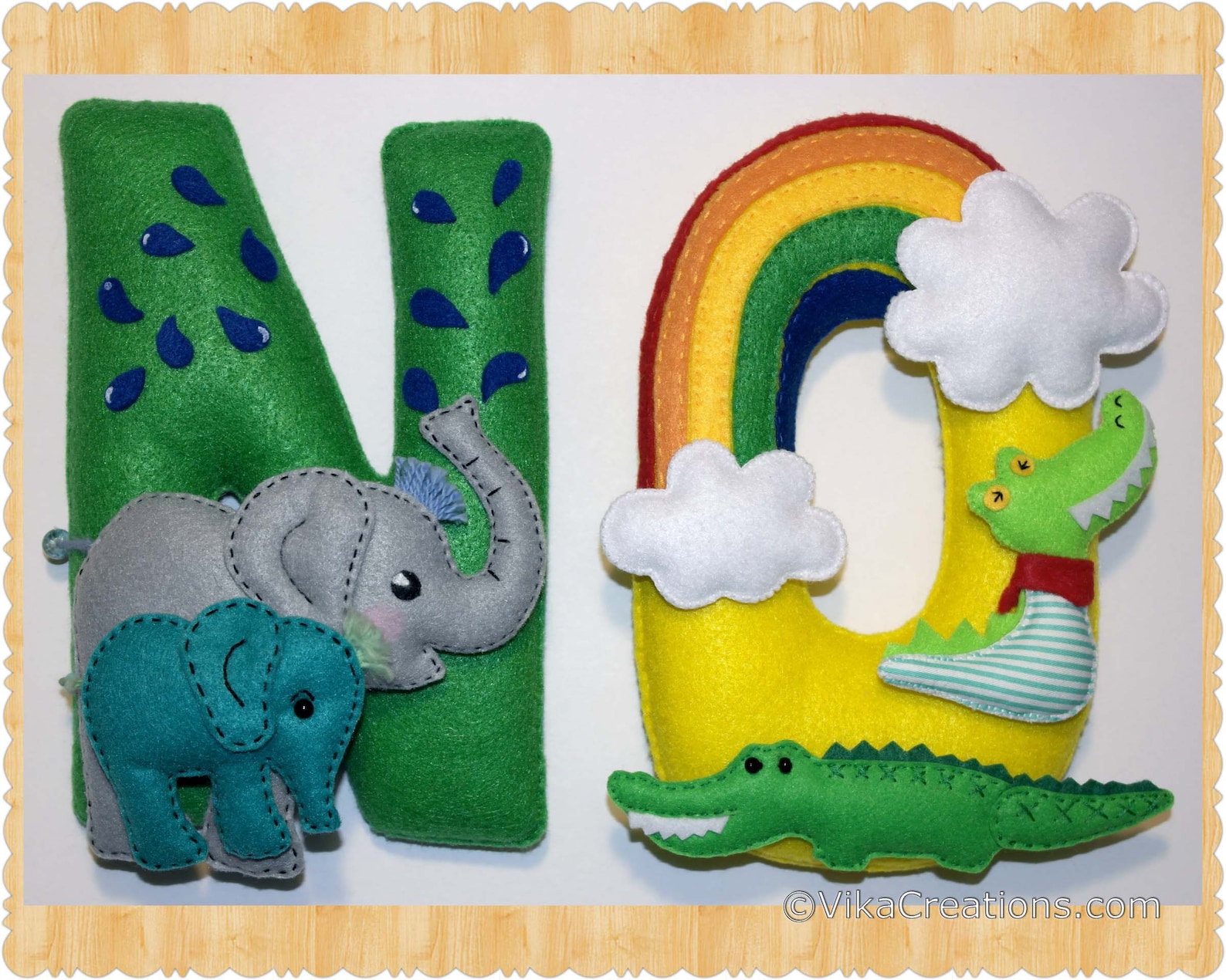 Noah's Ark Name Birthday Banner Boy or Girl Personalized - Etsy Canada