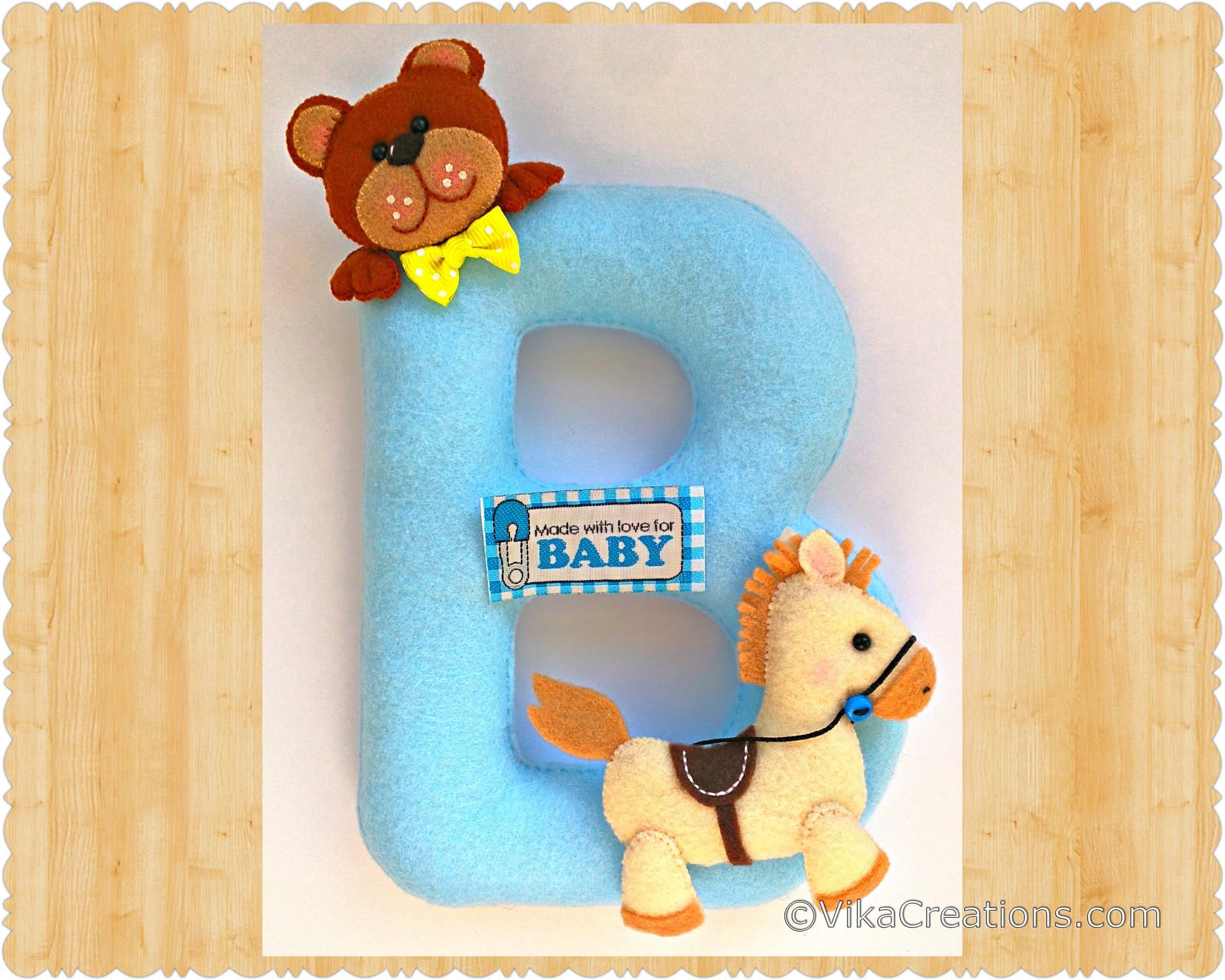 Baby Theme Name Boy Name Birthday Banner Personalized Felt | Etsy