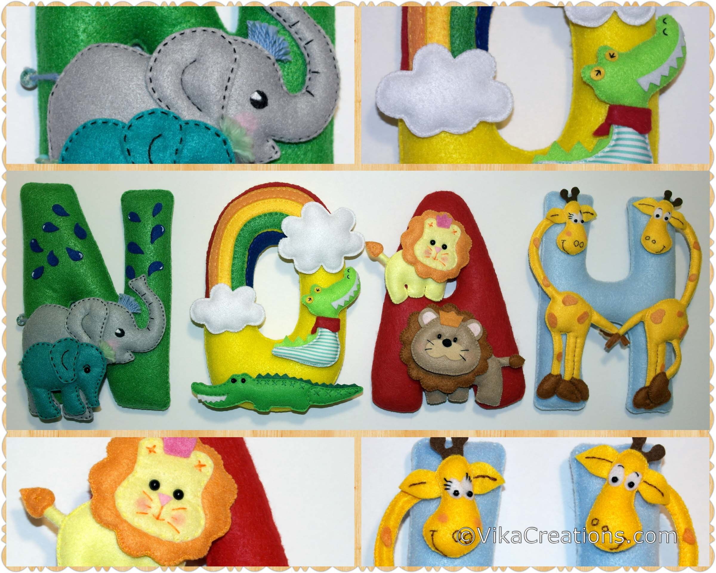 Noah's Ark Name Birthday Banner Boy or Girl Personalized | Etsy