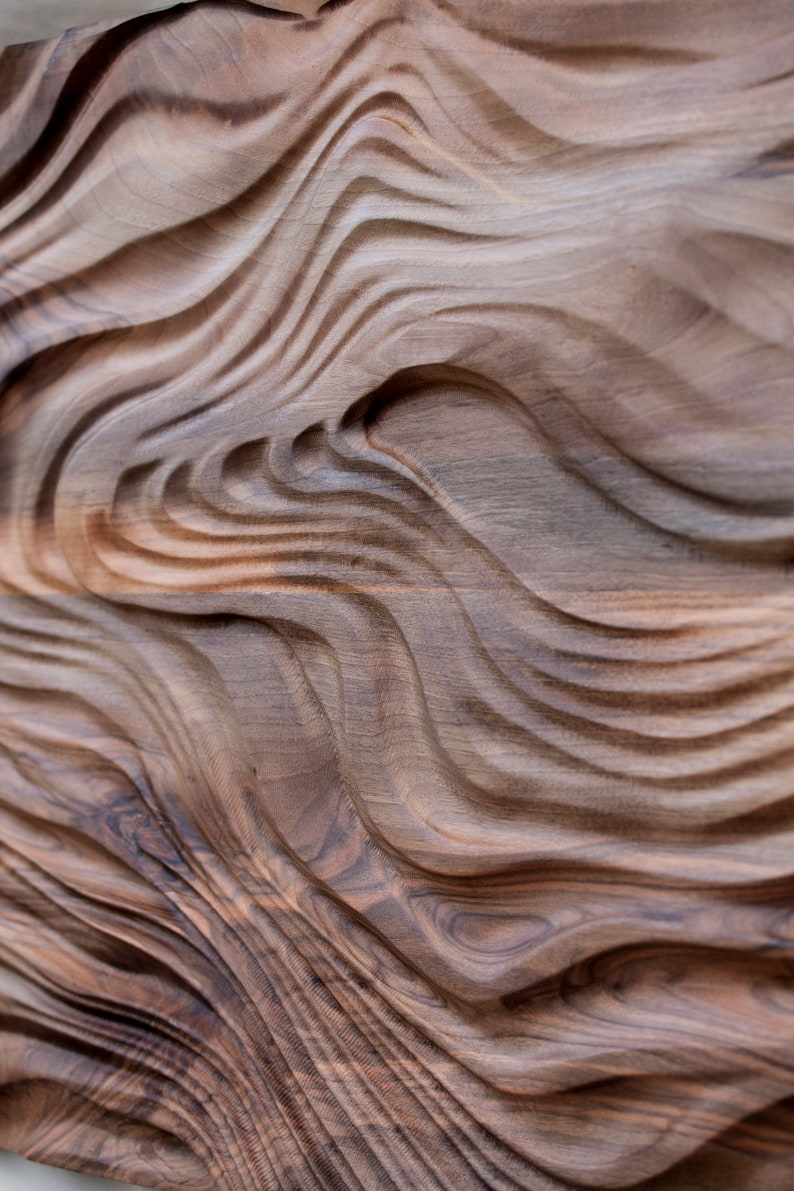 Large Size Wood Sculpture Wood Wall Art Custom Order Modern | Etsy UK