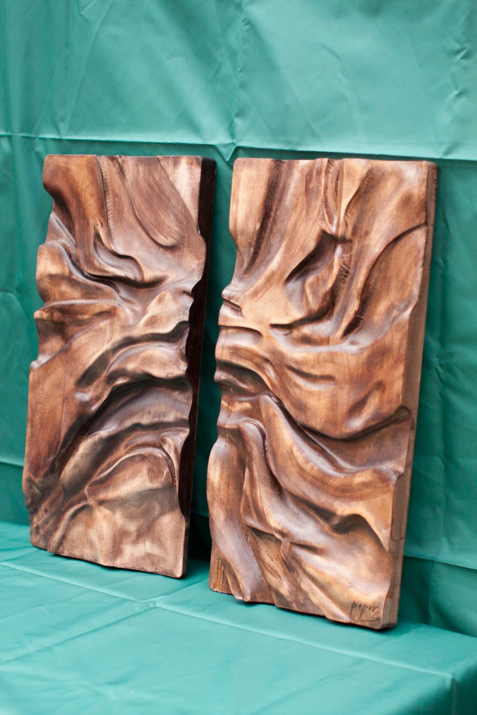 Wood Wall Art Solid Wood Bas-relief Wooden Sculpture - Etsy