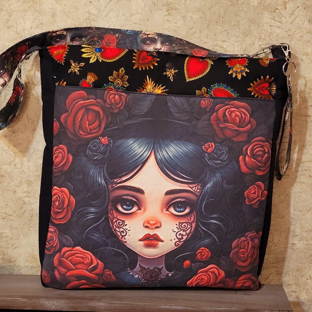 Goth Dolly Hobo Bag Purse One of A Kind Handbag - Etsy