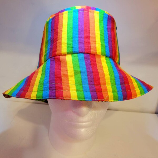 Rainbow Hat - Etsy