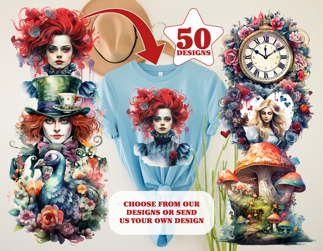 Choose From 50 Alice in Wonderland Inspired Designs Alice in - Etsy