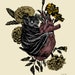 Bat Heart Print - Bat Art - Dark Art - Horror - Spooky - Halloween ...