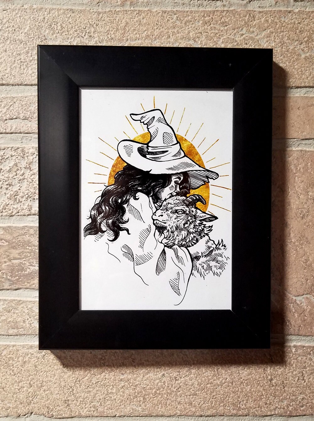 Little Witch *print* - Witch - Witch Art - Occult Art - Fine Art Print ...