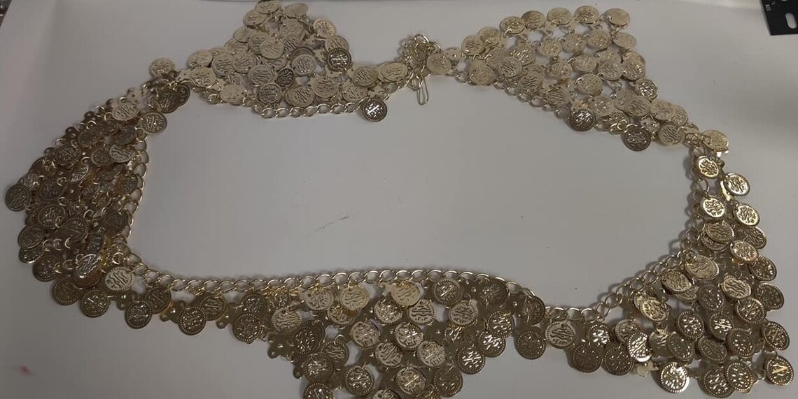 Unique Hand Made Brass Egyptian Gold Coins Belt Made in Egypt - Etsy