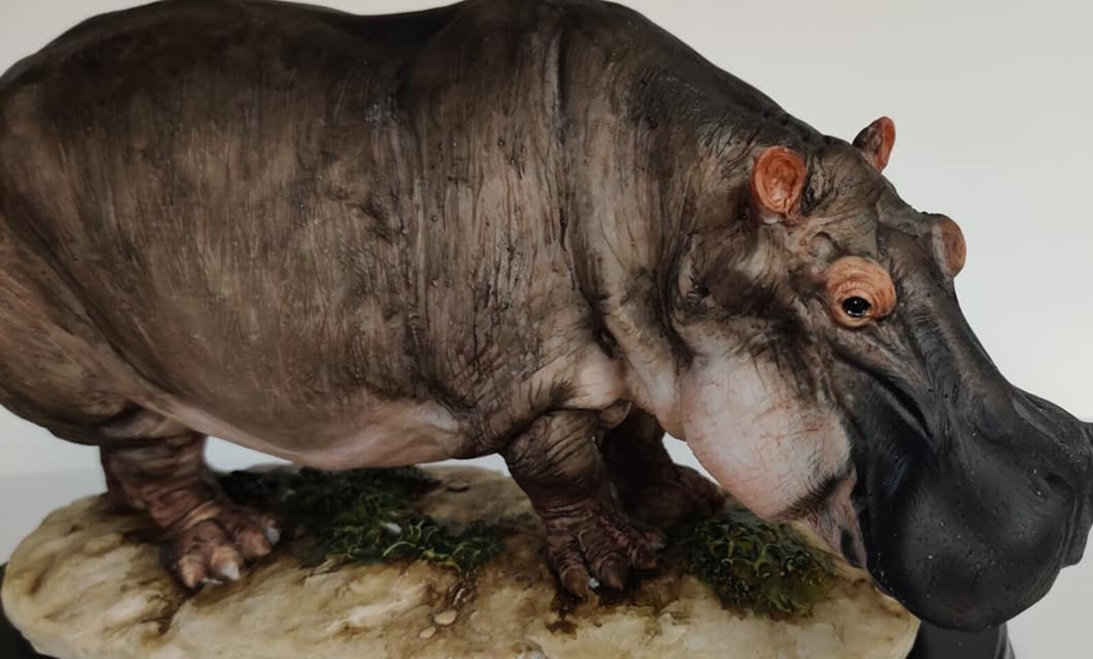 Unique Large Heavy Egyptian HIPPO Statue | Etsy