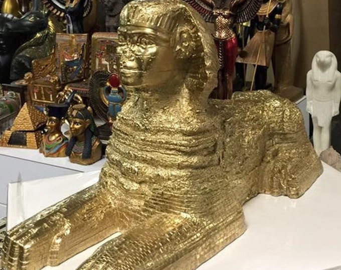 Unique Large Egyptian Statue SPHINX | Etsy