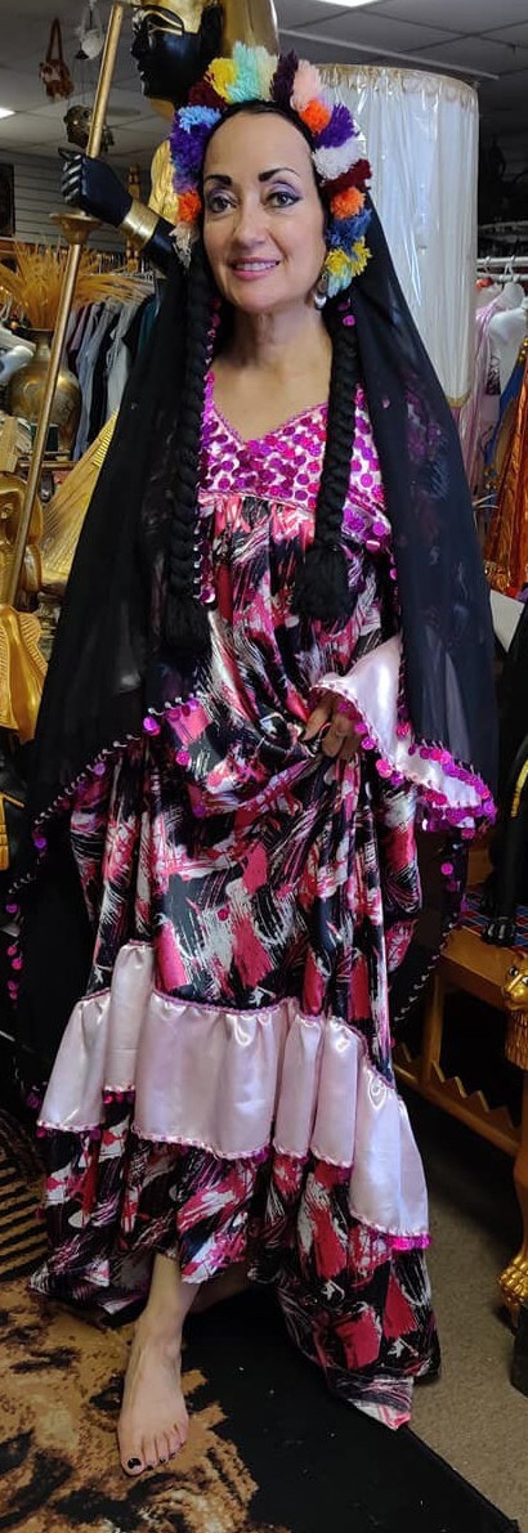 Fellahin Style (egyptian Folklore) Unique Fellahy Dress Free Size Made ...