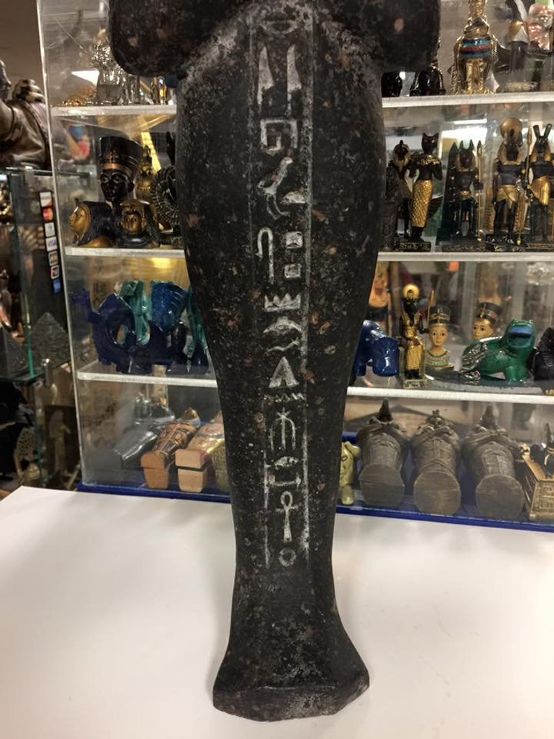 Large Natural Stone Heavy Out or Indoor Egyptian Goddess Sekhmet Statue ...