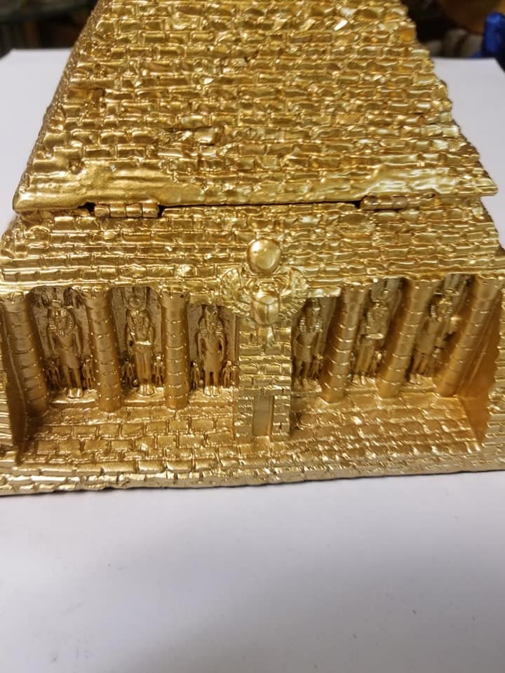 Unique Large Jewelry Box Egyptian Pyramid | Etsy