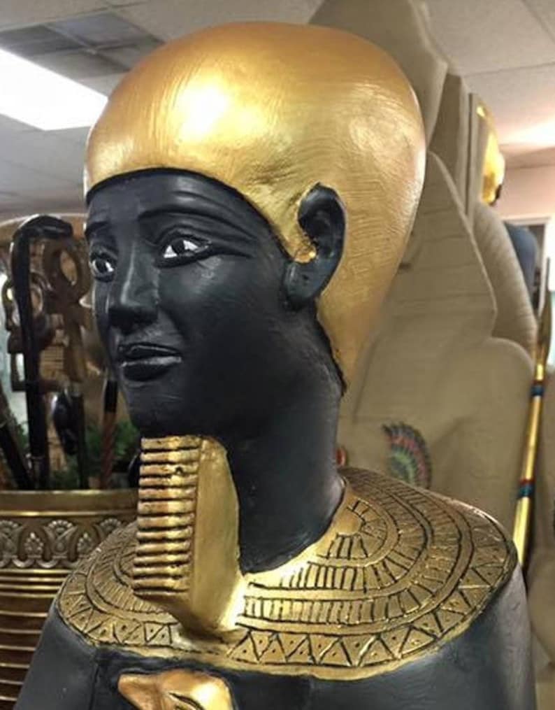 Unique Large God Ptah Egyptian God of Craftsmanship Hand Carved and ...