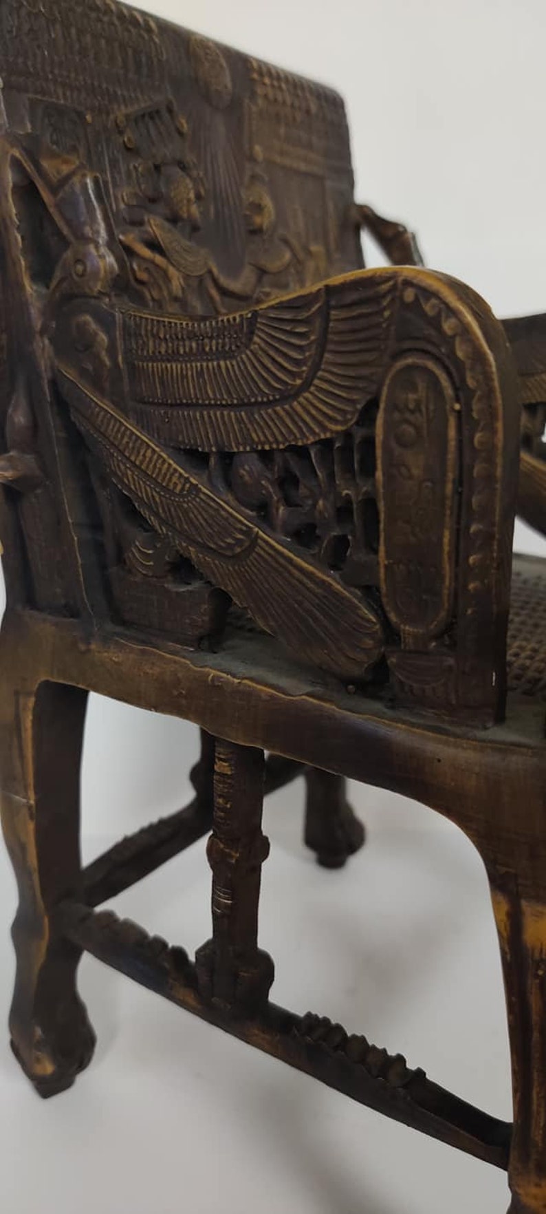 Unique Hand-crafted Egyptian Throne Chair the High-quality | Etsy