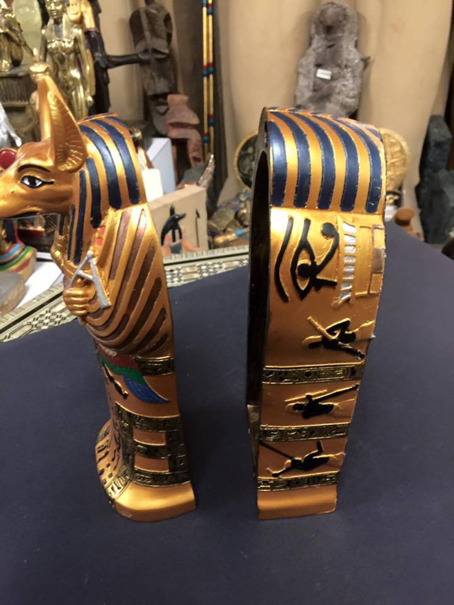 Vintage Egyptian God Anubis Coffin Made in Egypt - Etsy