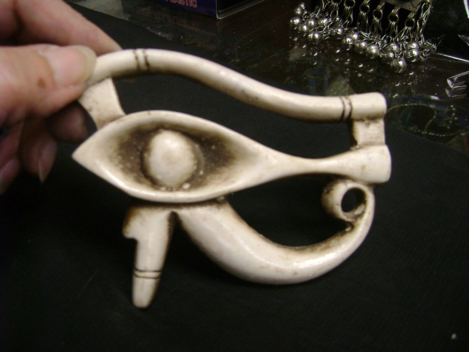 Vintage Egyptian Eye of Horus Stone Made in Egypt | Etsy