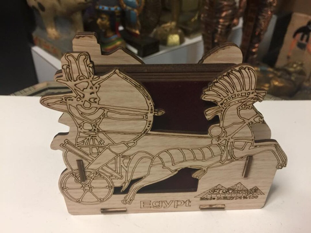 Unique Wood 6 Egyptian Coasters Made in Egypt - Etsy