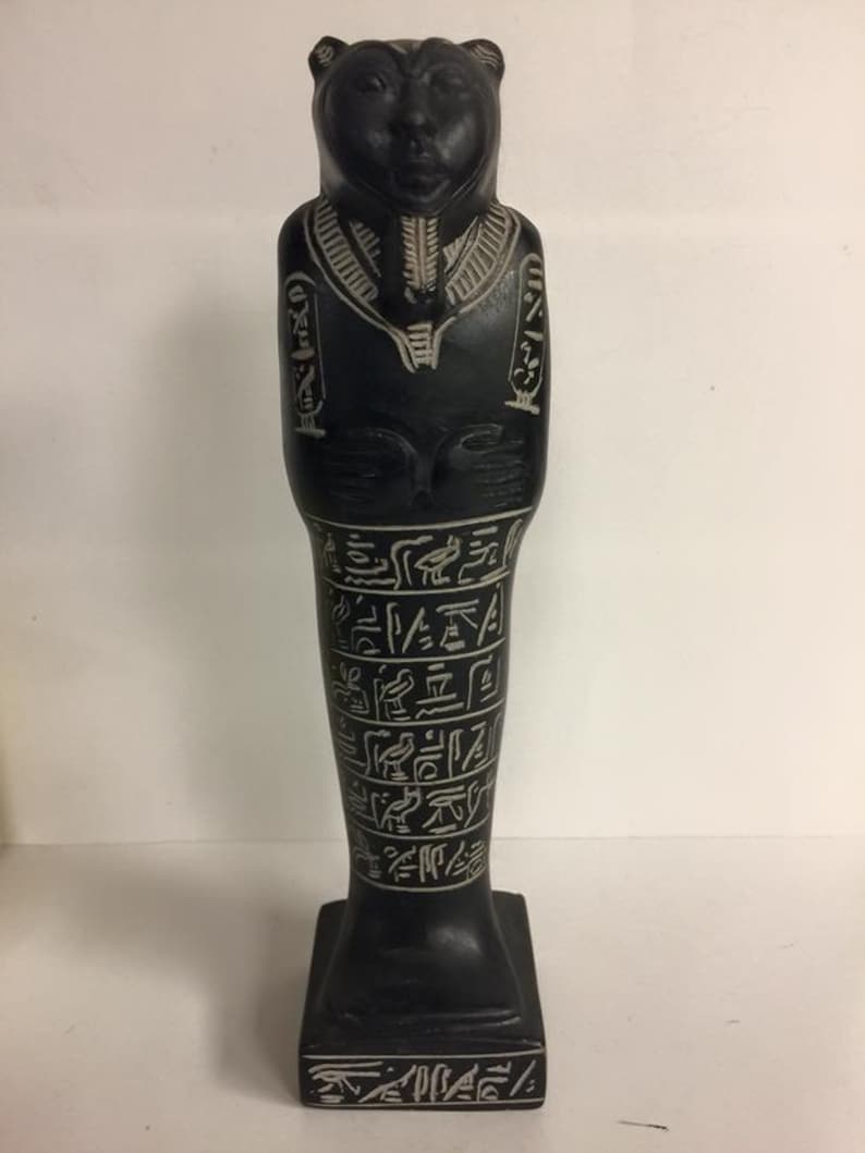 Unique Old Basalt Stone Egyptian Cat Statue Made in Egypt - Etsy
