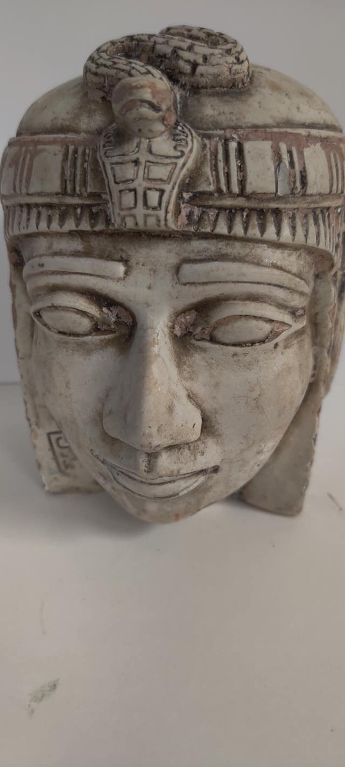 Unique Heavy Natural Stone Queen Cleopatra Statue Made in - Etsy UK