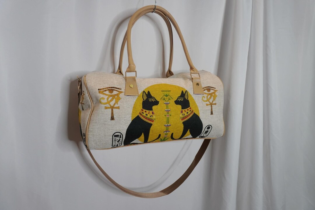 Unique Beautiful Egyptian Duffle Handbag Hand Made and Made in Egypt - Etsy
