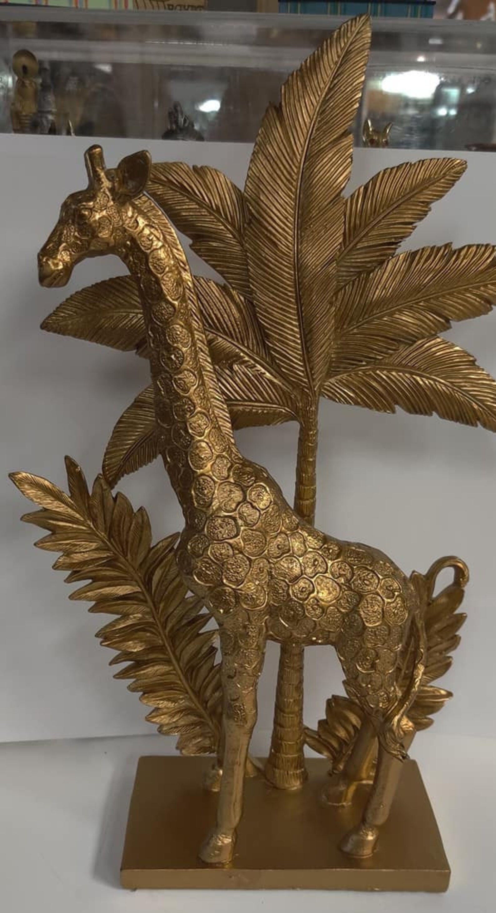 Unique Art Hand Painted Large Egyptian Giraffe Statue Home | Etsy