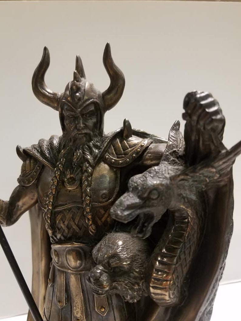 Unique Statue Loki Hand Crafted in Cold Cast Bronze - Etsy