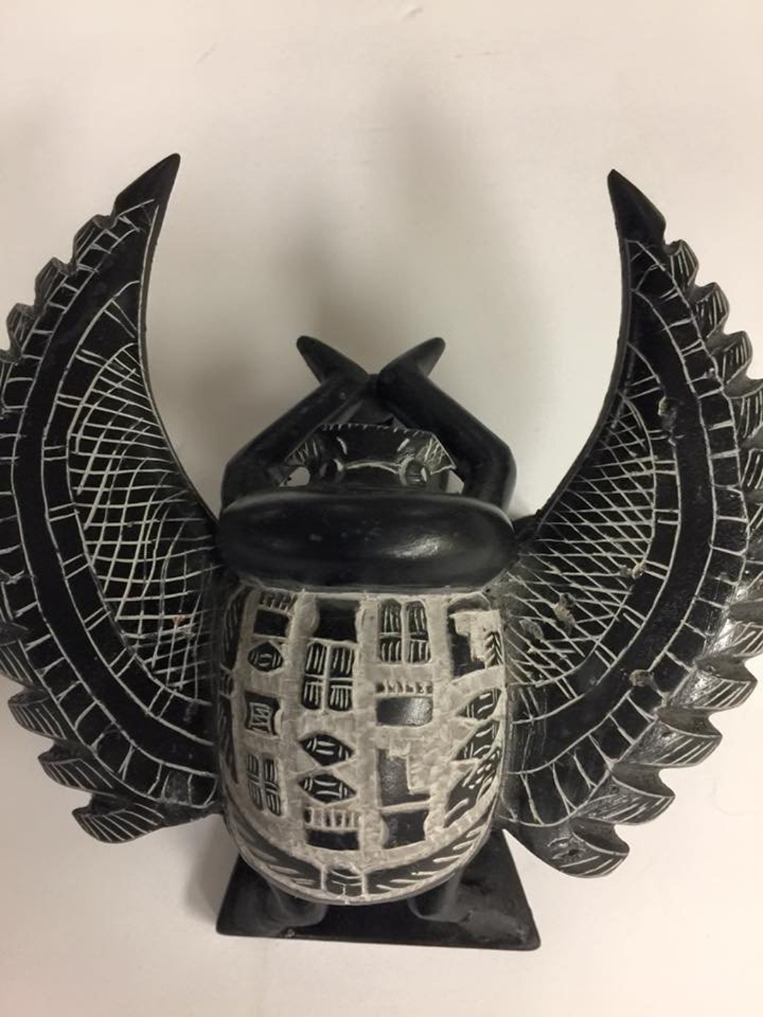 Uniqueegyptian Scarab Made of Natural Basalt Stone and Detailed Made in ...