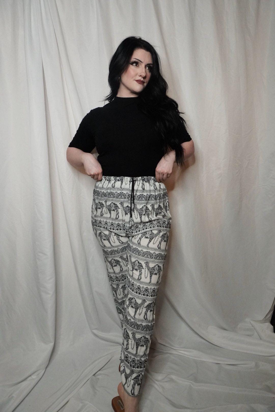 Unique Egyptian Camel Harem Pants - Size M-L 100% Cotton Pull on Style ...